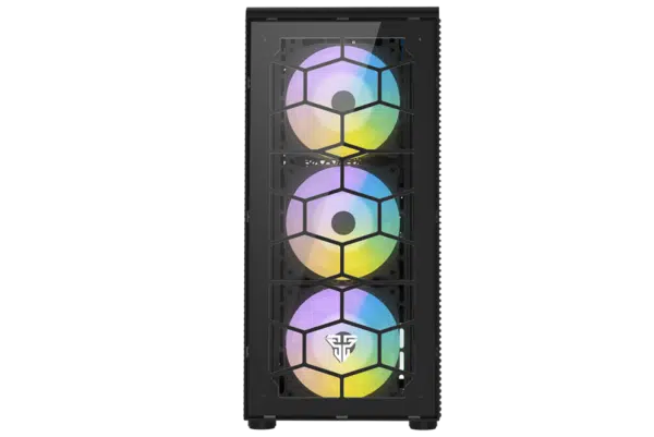 Fantech CG73 Hexa Mid Tower Black ATX Gaming Casing - Vibe Gaming