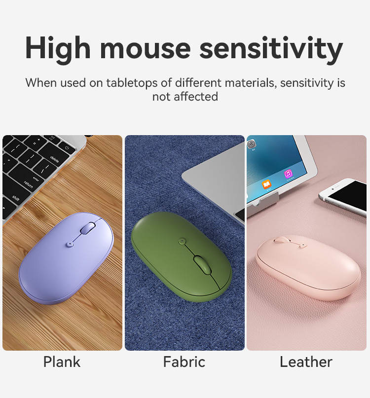 BOW MB163L Portable Wireless Bluetooth Mouse, Green - Vibe Gaming