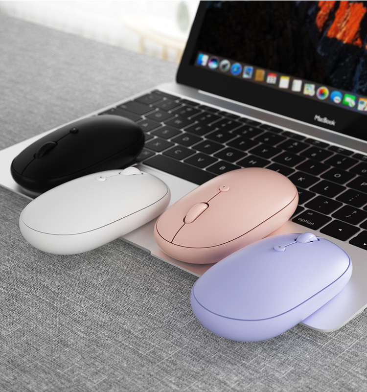 BOW MB163L Portable Wireless Bluetooth Mouse, Black - Vibe Gaming