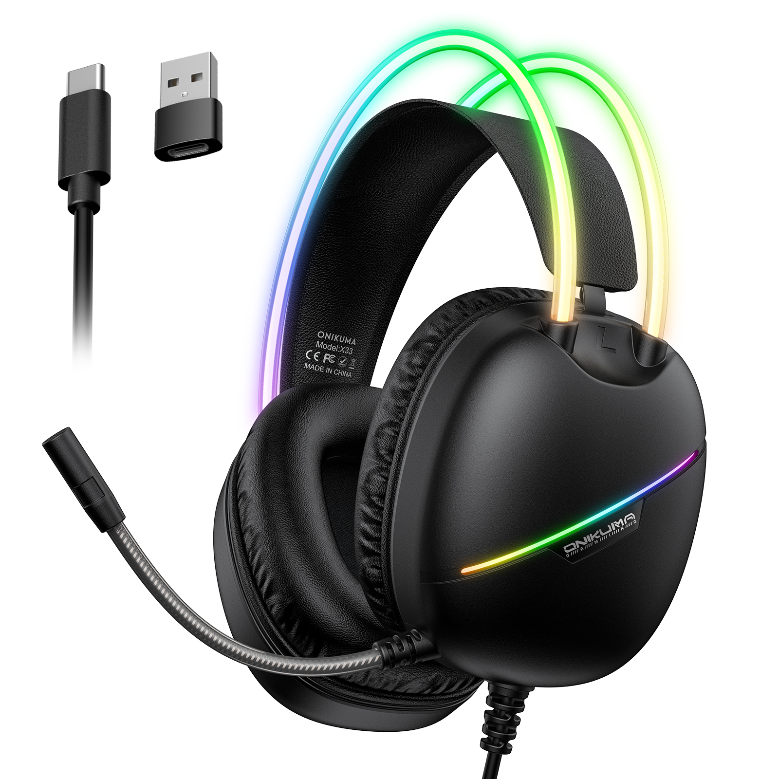 ONIKUMA X33 Wired Gaming Headset - Vibe Gaming