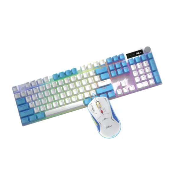 PC POWER FURY COMBO RGB MECHANICAL GAMING KEYBOARD AND MOUSE - Vibe Gaming