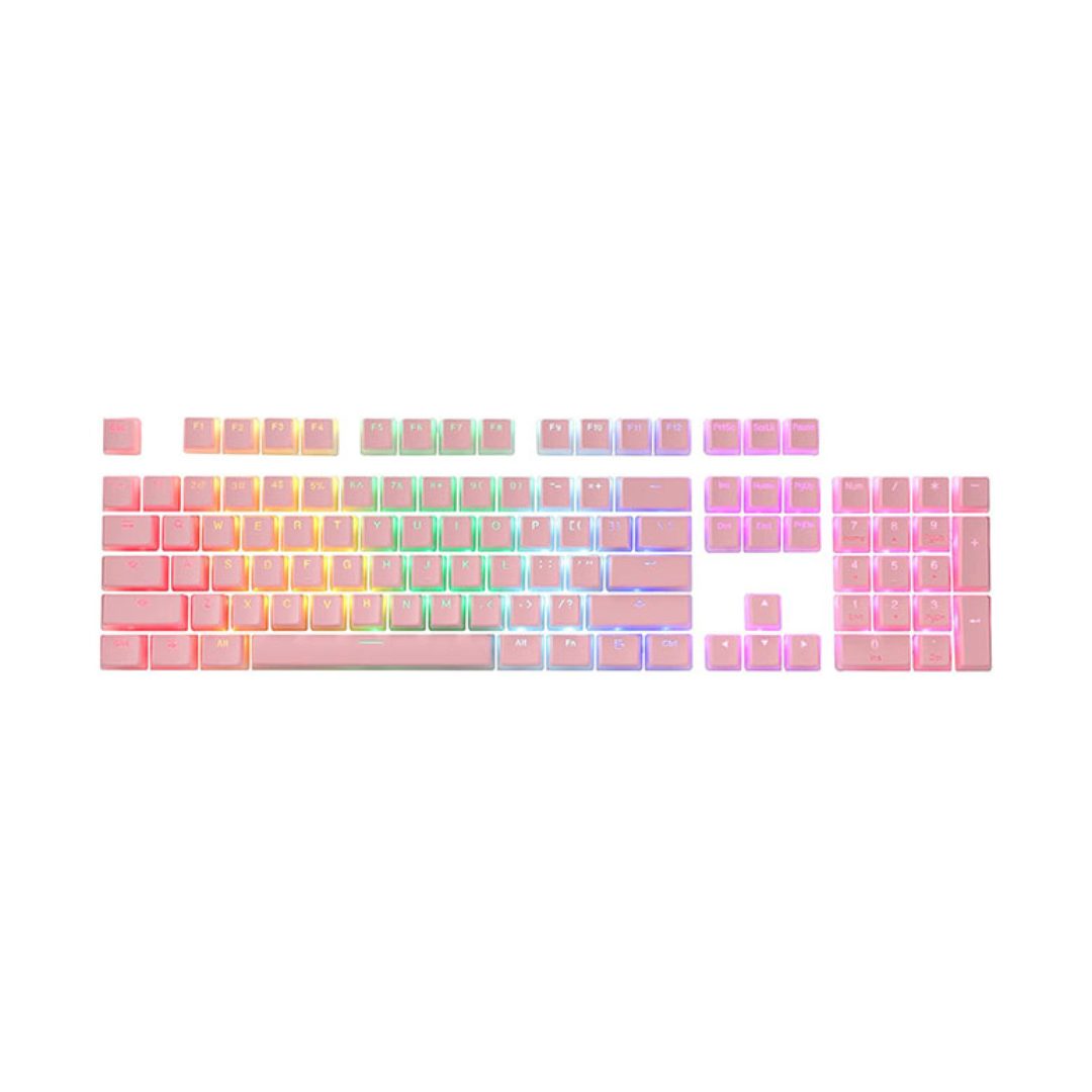 Redragon A130 Pudding 104 Keys Pink Keycap Set - Vibe Gaming