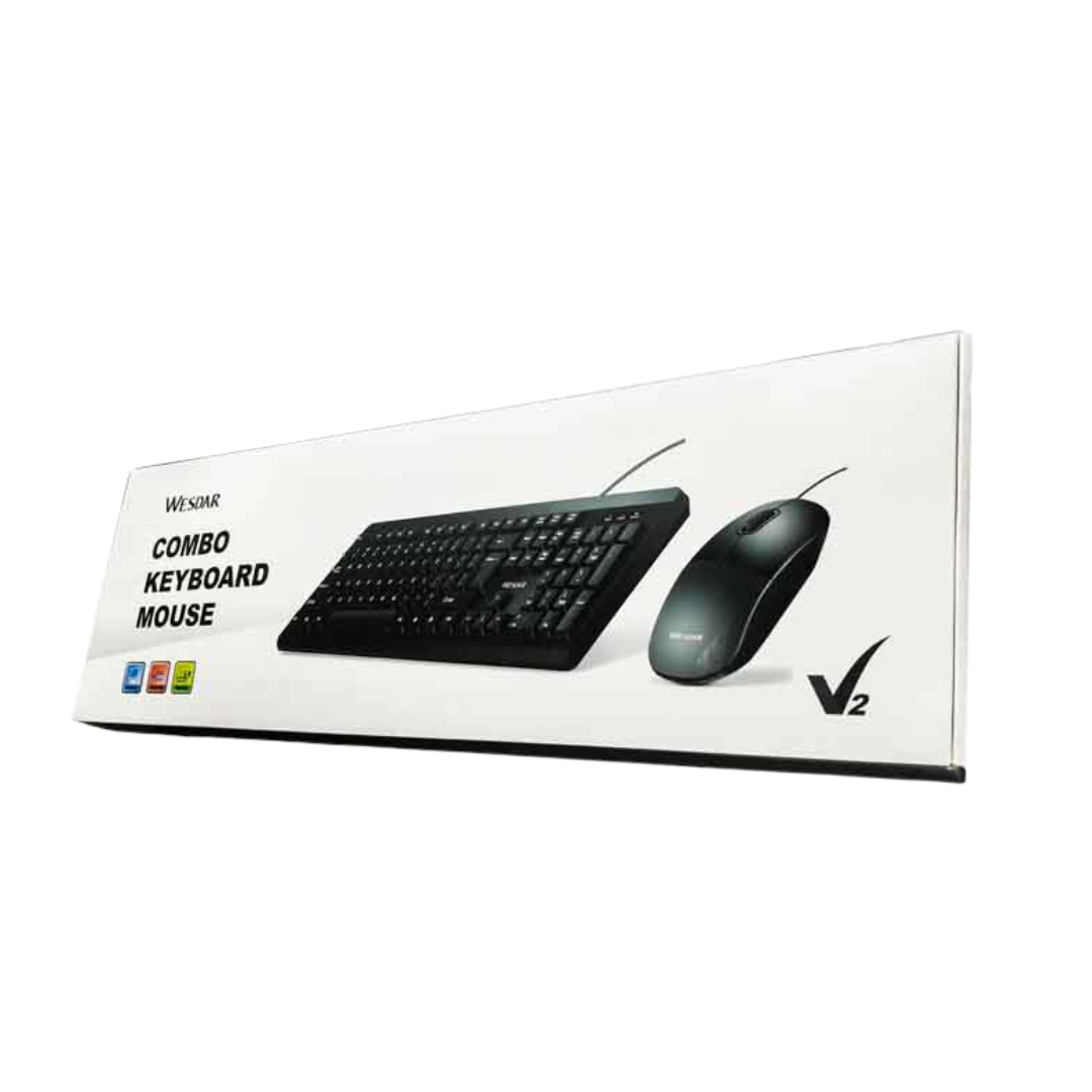 Jedel WESDAR V2 Business Keyboard Mouse Combo - Vibe Gaming