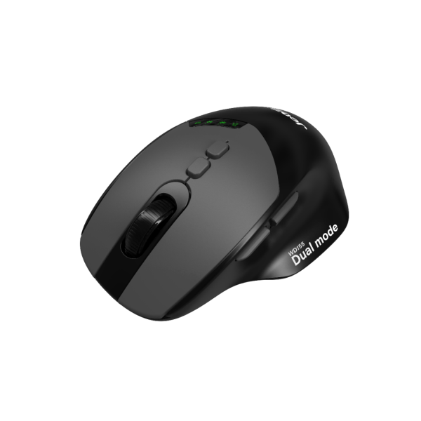 Jedel WD155 7D Dual Mode Wireless Charging Mouse, Black - Vibe Gaming