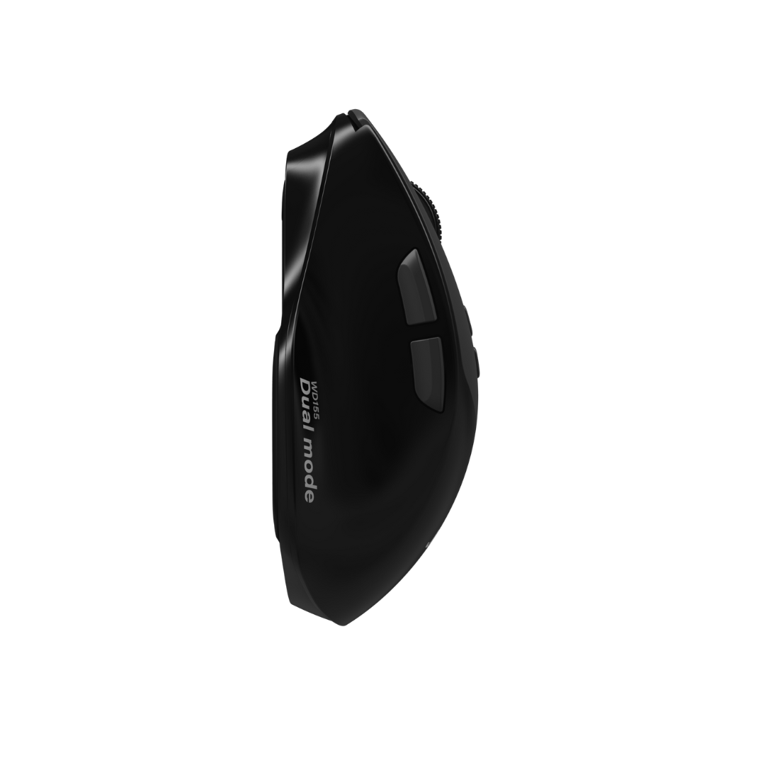 Jedel WD155 7D Dual Mode Wireless Charging Mouse, Black - Vibe Gaming