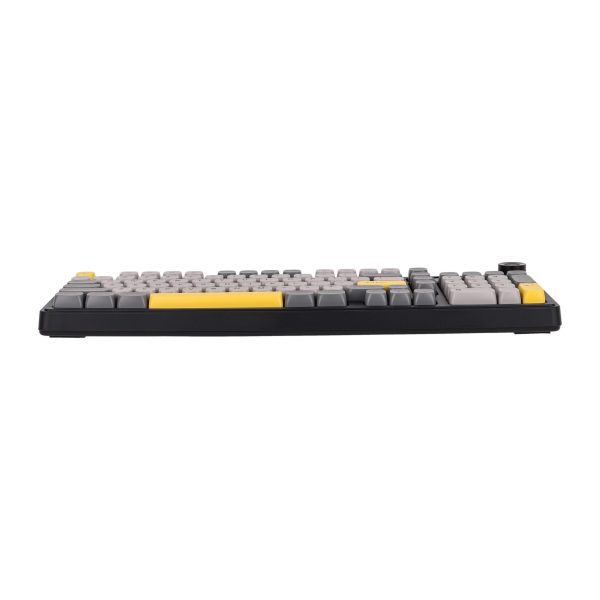 Ajazz AF98 PLUS RGB Tri-Mode Wireless Membrane Keyboard, Grey - Vibe Gaming