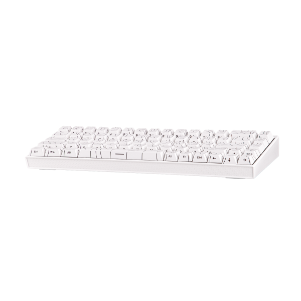Ajazz NK68 Wired 68-Key Hot-Swappable Mechanical Keyboard, White ...