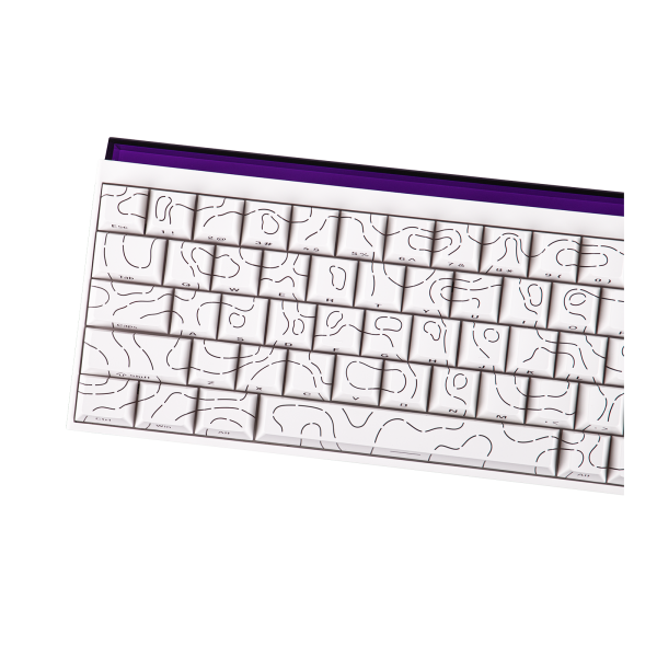 Ajazz NK68 Wired 68-Key Hot-Swappable Mechanical Keyboard, White ...