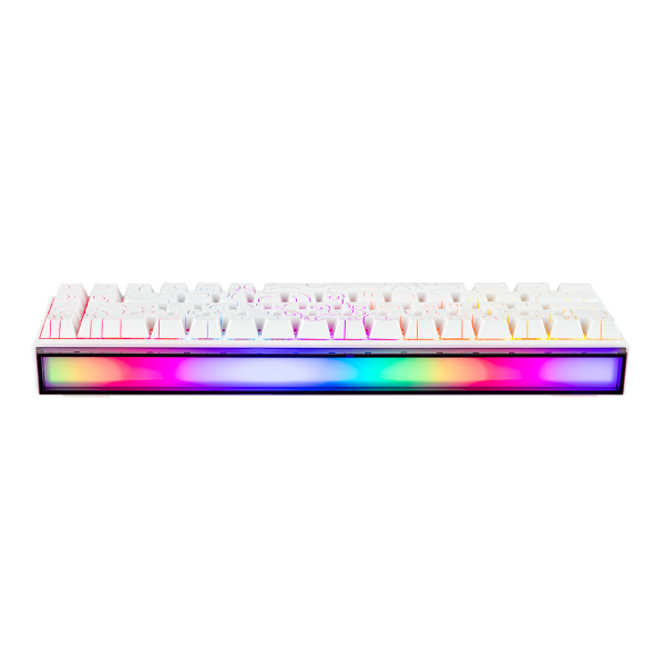 Ajazz NK68 Wired 68-Key Hot-Swappable Mechanical Keyboard, White ...