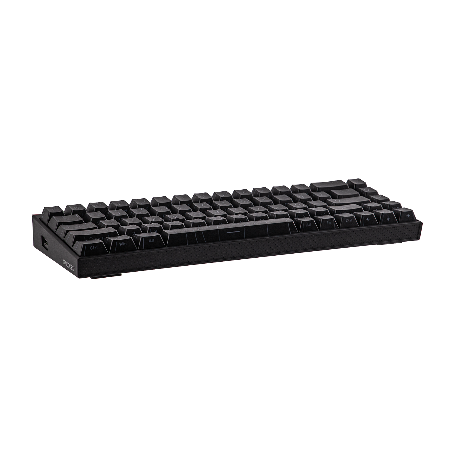 Ajazz NK68 Wired 68-Key Hot-Swappable Mechanical Keyboard, Black ...