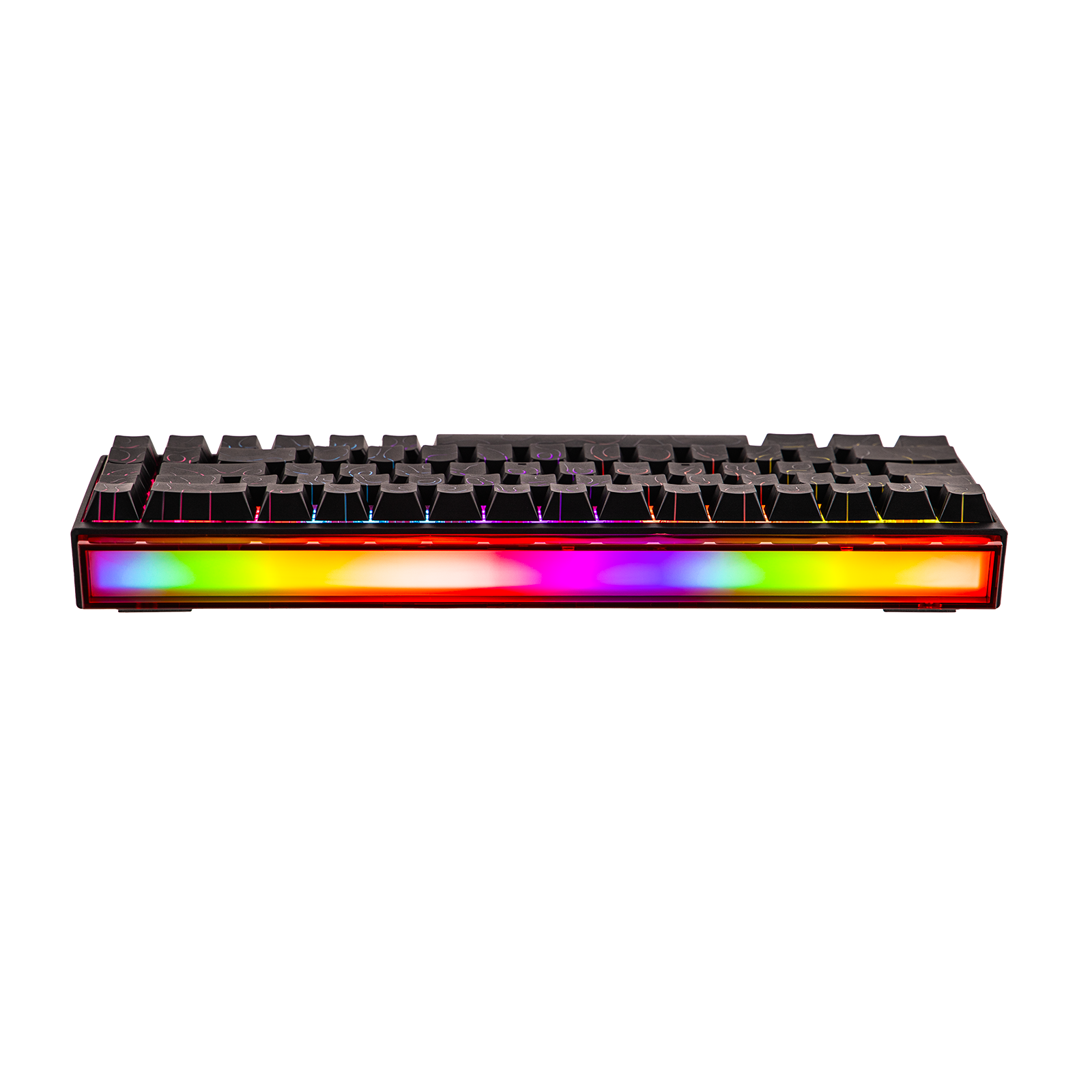 Ajazz NK68 Wired 68-Key Hot-Swappable Mechanical Keyboard, Black ...
