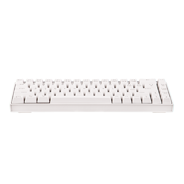 Ajazz NK68 Wired 68-Key Hot-Swappable Mechanical Keyboard, White - Vibe ...