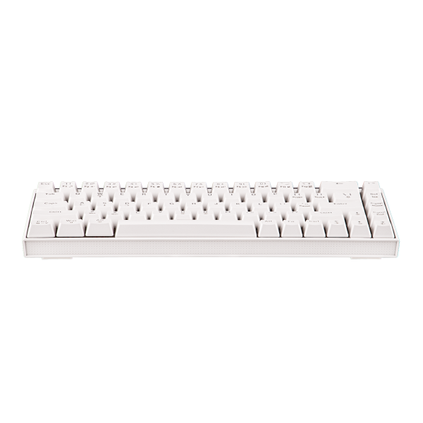 Ajazz NK68 Wired 68-Key Hot-Swappable Mechanical Keyboard, White - Vibe ...