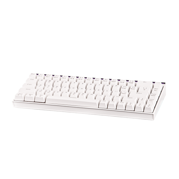 Ajazz NK68 Wired 68-Key Hot-Swappable Mechanical Keyboard, White - Vibe ...