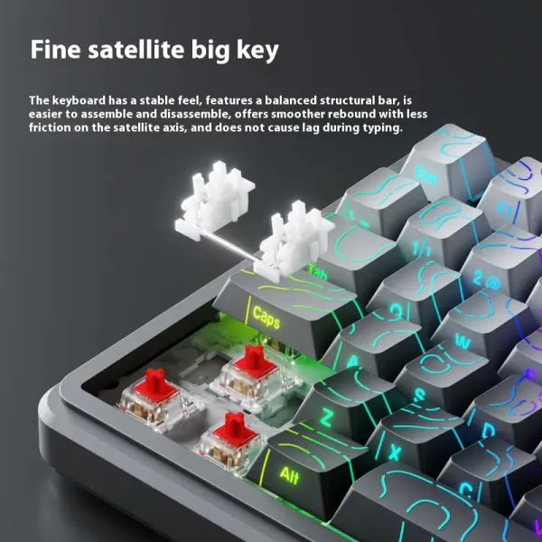 EWEADN MT75 Tri-Mode Wireless Mechanical Keyboard - Vibe Gaming