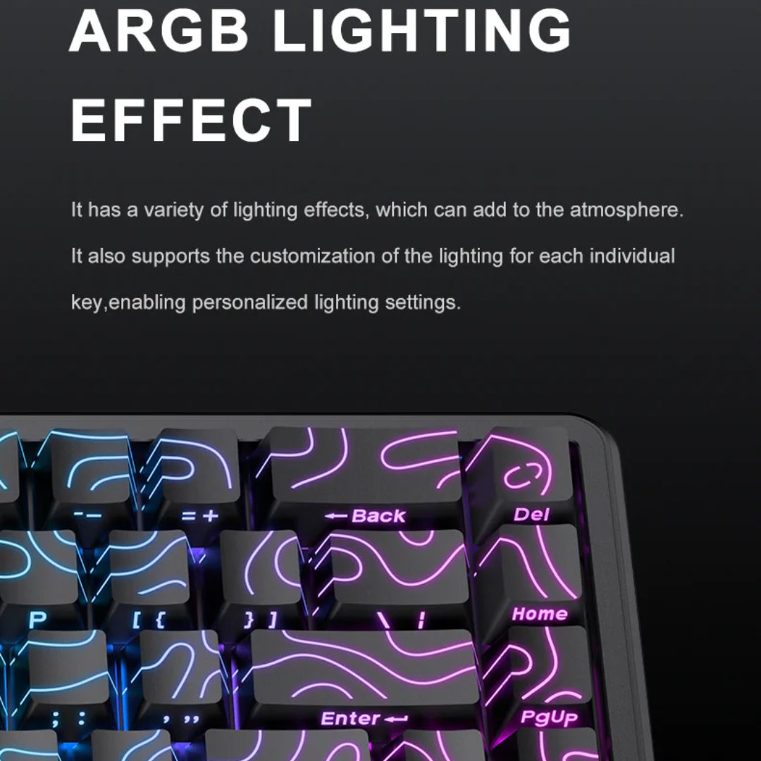 ONIKUMA G67 Hall Effect Wired RGB Magnetic Switch Gaming Keyboard ...