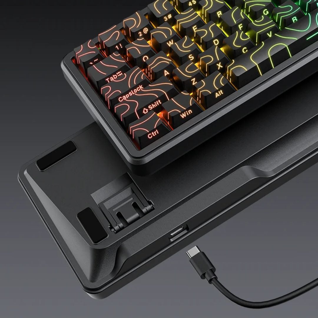 ONIKUMA G67 Hall Effect Wired RGB Magnetic Switch Gaming Keyboard ...