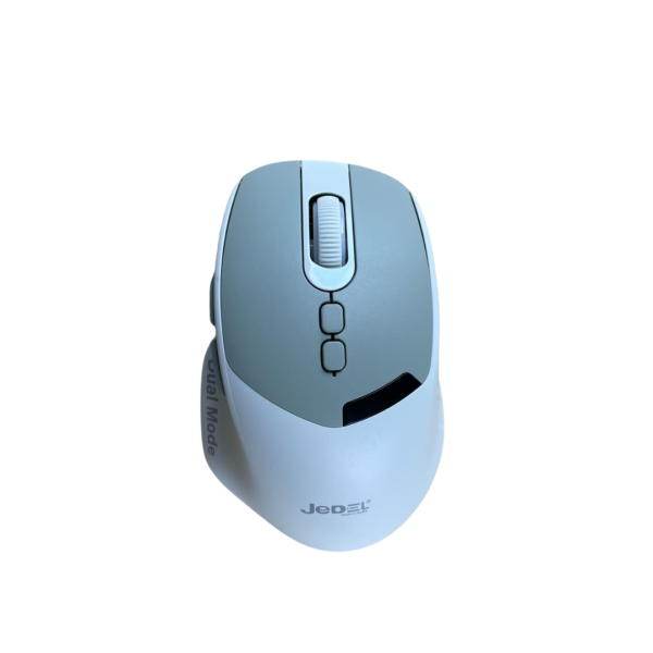 Jedel WD155 7D Dual Mode Wireless Charging Mouse, White - Vibe Gaming