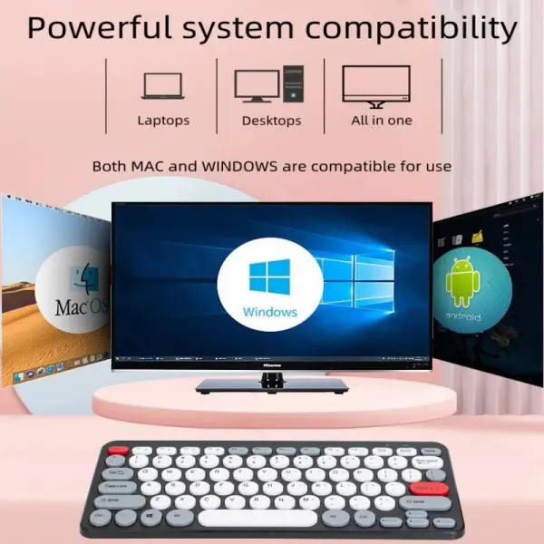 JEDEL WS681 78-Key ABS Mini Stylish Gaming Keyboard Mouse Combo - Vibe ...