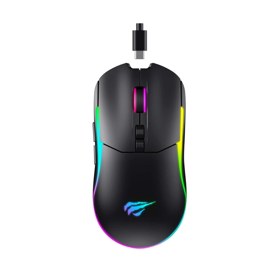 Havit MS1020WB Tri Mode RGB Gaming Mouse - Vibe Gaming