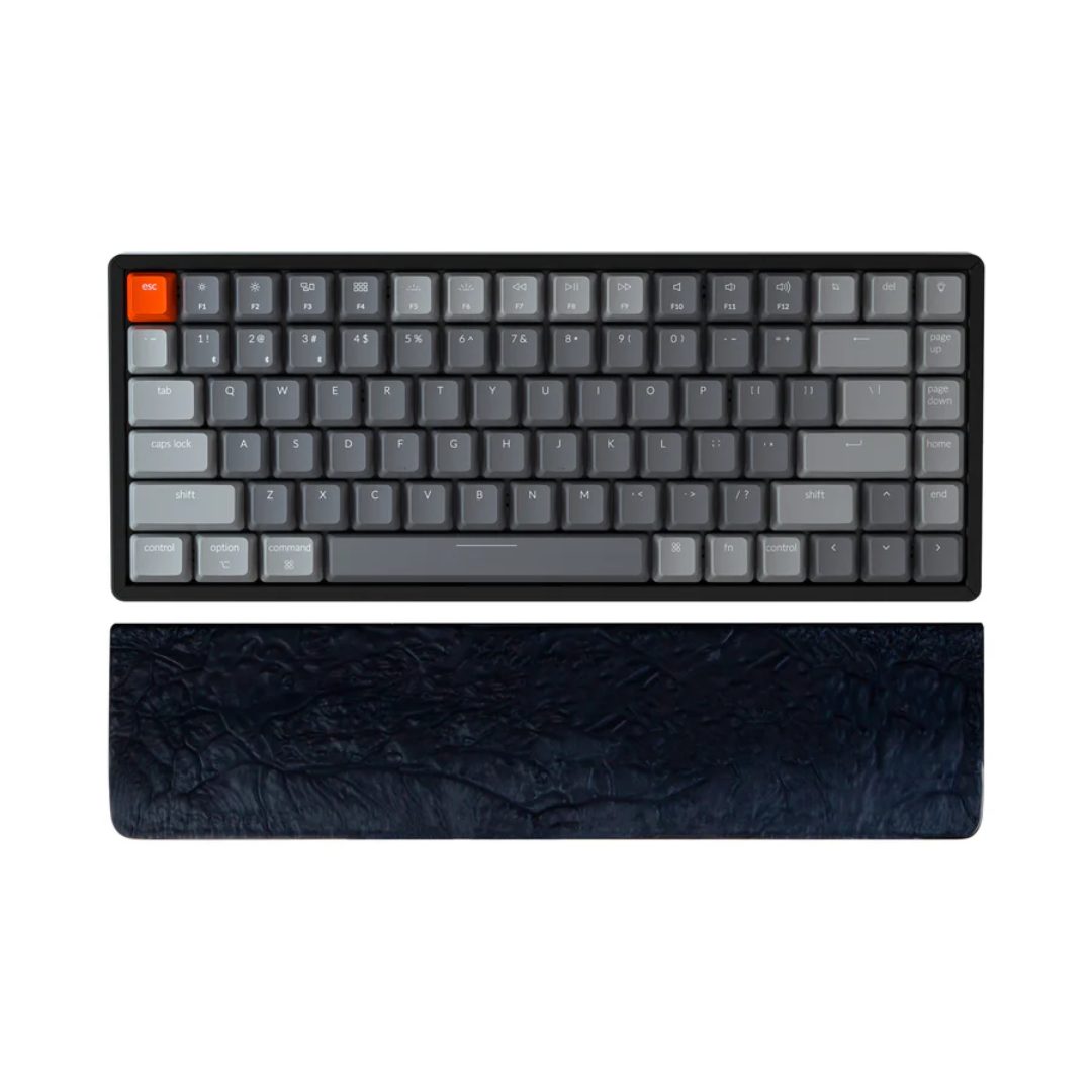 Keychron K2 & K6 75% Resin Wrist Rest, Black - Vibe Gaming