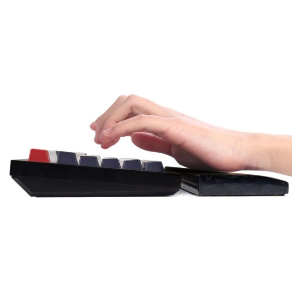 Keychron K2 & K6 75% Resin Wrist Rest, Black - Vibe Gaming