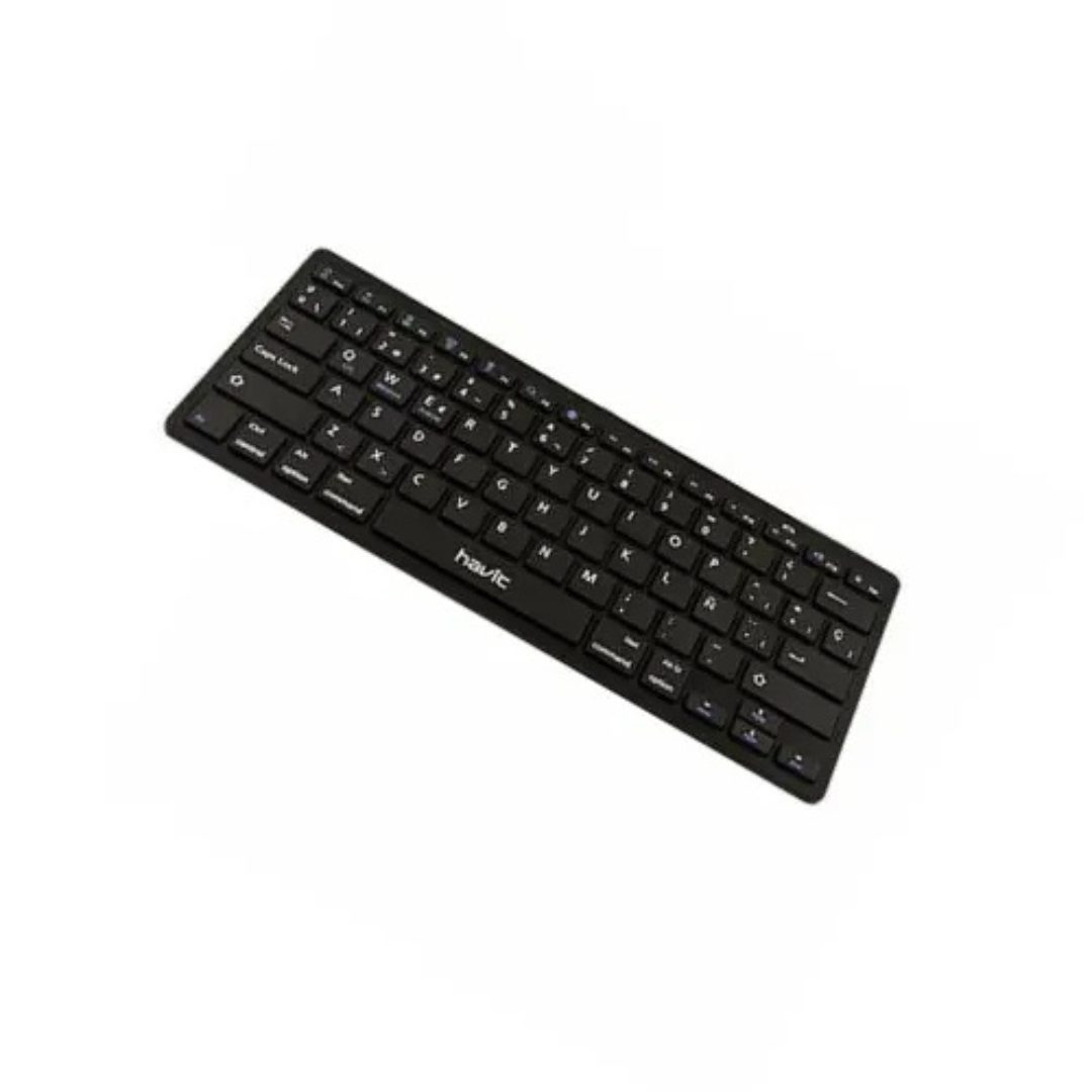 Havit HV-KB220BT Bluetooth Mini Keyboard, Black - Vibe Gaming