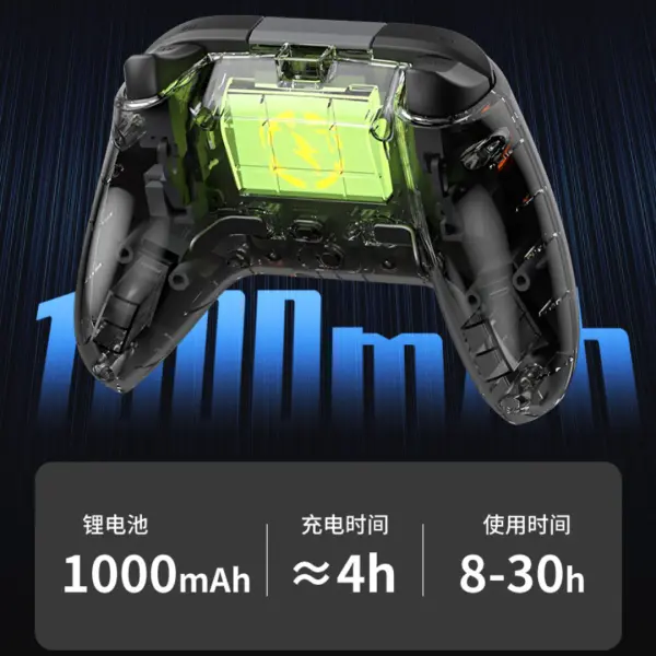 Aolion AL-NS2268HD Hall Effect Joystick Wireless Gamepad, Grey - Vibe ...