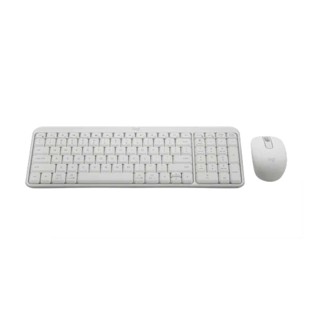 Logitech MK250 Wireless Keyboard Mouse Combo, Off-white - Vibe Gaming