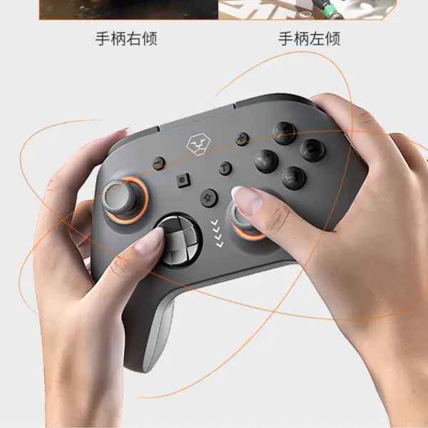Aolion AL-NS2268HD Hall Effect Joystick Wireless Gamepad, Grey - Vibe ...