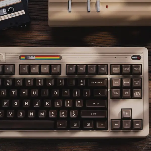 8BitDo Retro Mechanical Keyboard, C64 Edition - Vibe Gaming