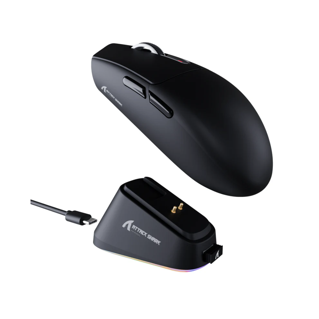 ATTACK SHARK G3 PRO Tri-mode Wireless Gaming Mouse with Charging Dock ...