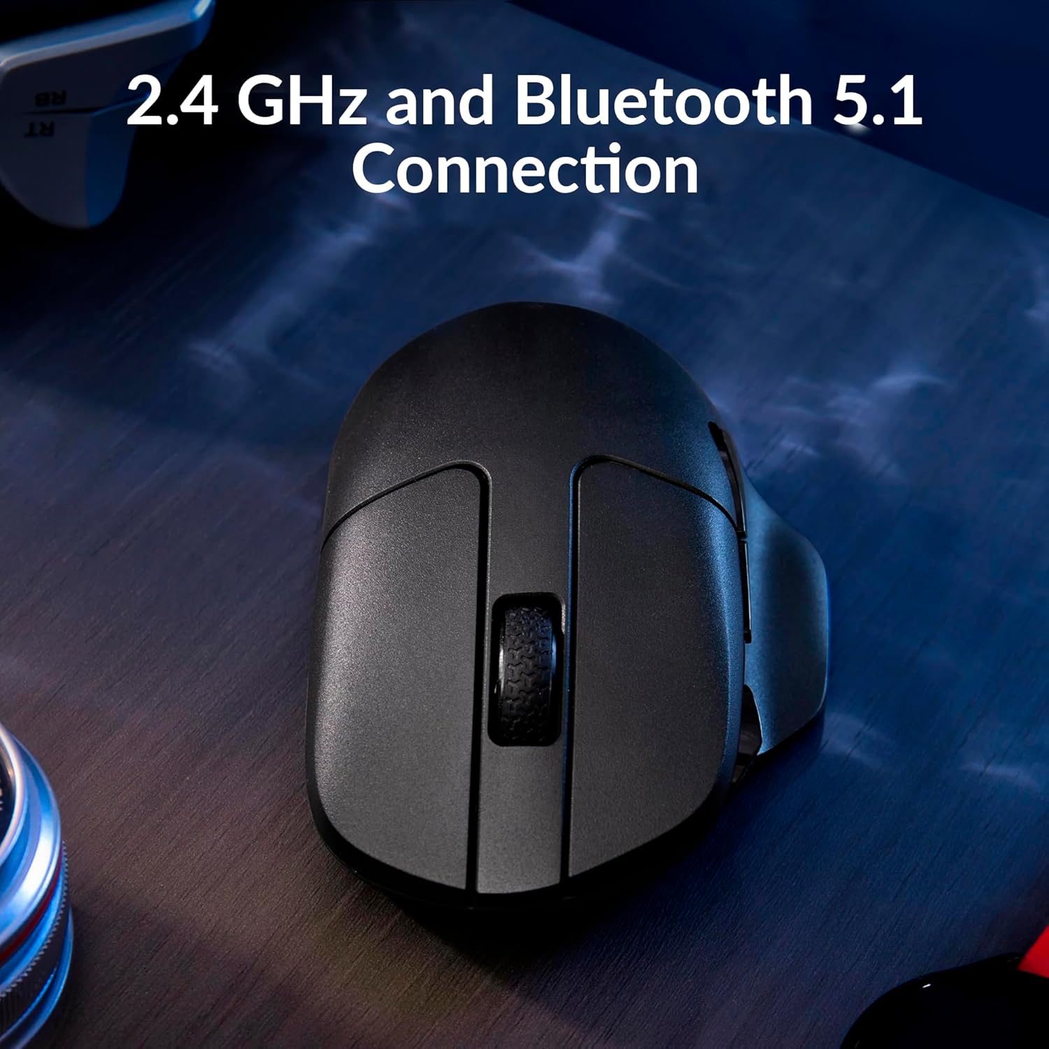 Keychron M7 1K Tri-Mode Wireless Lightweight Ergonomic Mouse - Vibe Gaming