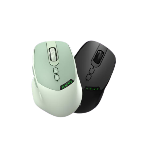 Jedel WD155 7D Dual Mode Wireless Charging Mouse, Green - Vibe Gaming