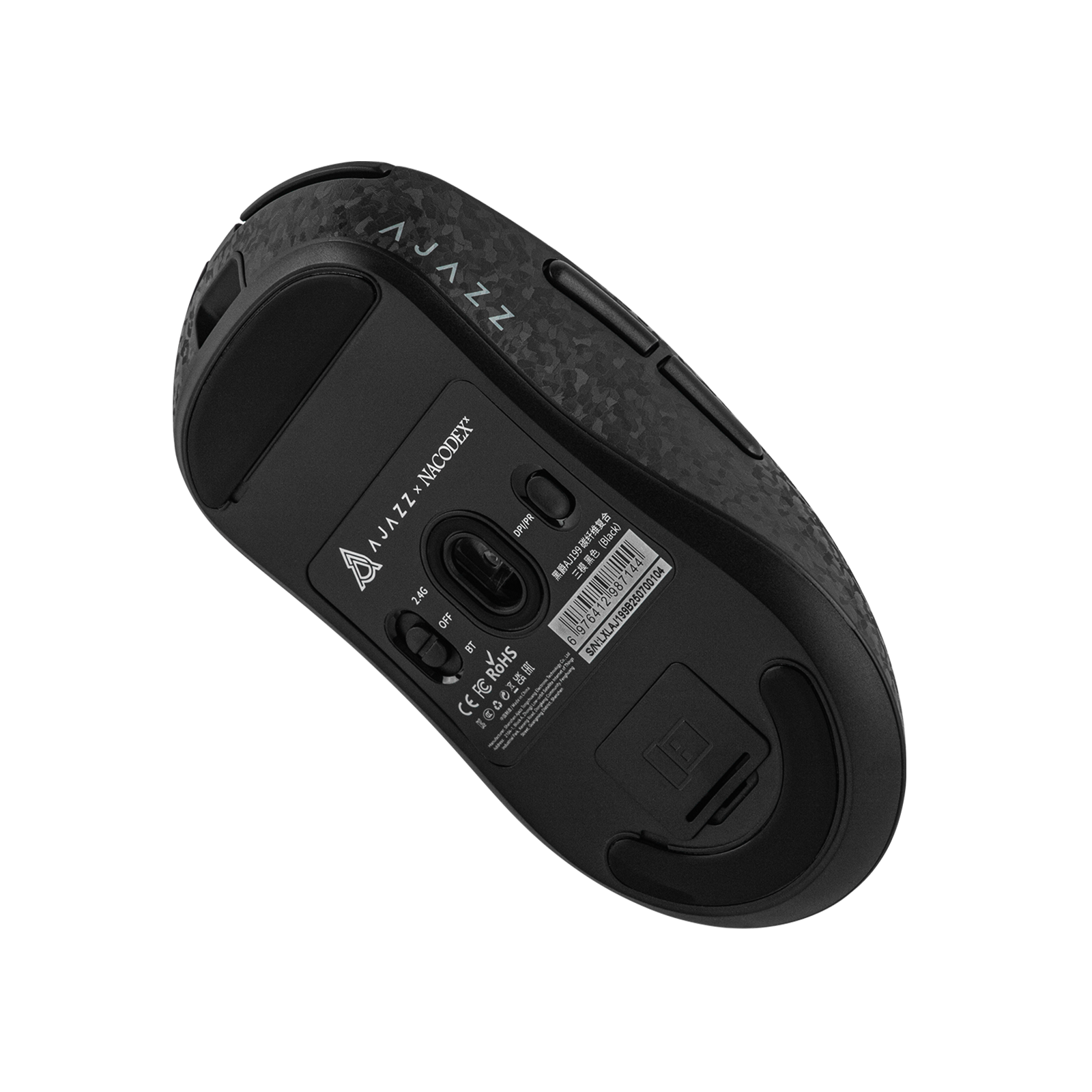 AJAZZ AJ199 Carbon Fiber Tri-mode Wireless Gaming Mouse, Black - Vibe ...