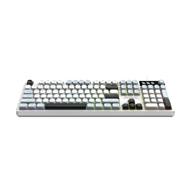JEDEL K511 Wired Membrane Gaming Keyboard with Knob - Vibe Gaming