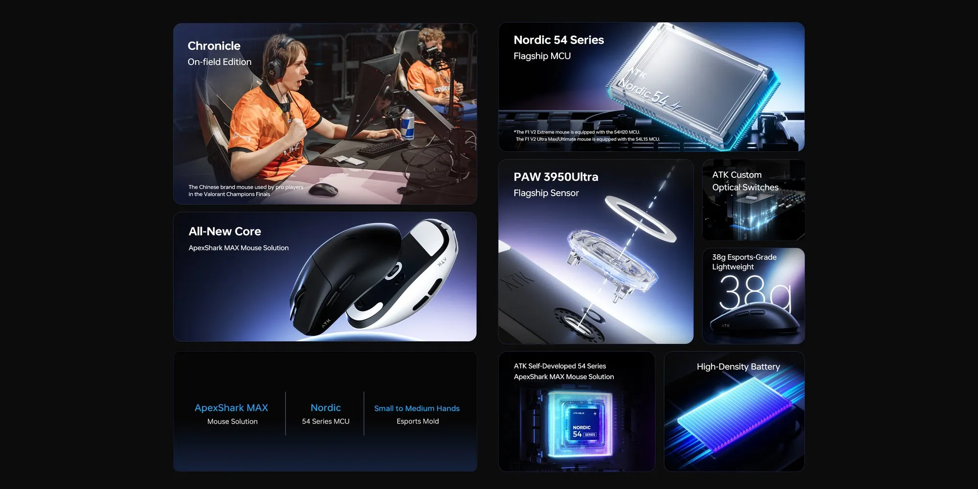 ATK Blazing Sky F1 V2 Ultimate Series Esports Wireless Mouse - Vibe Gaming
